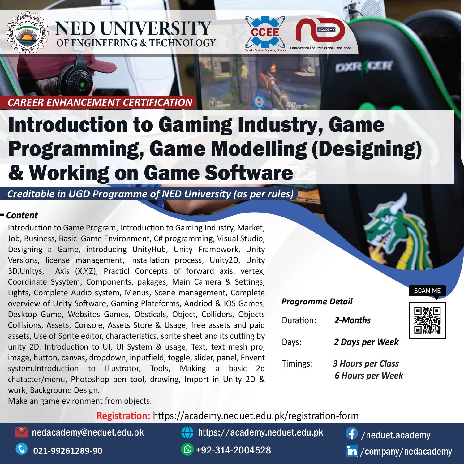 Introduction to Gaming Industry, Game Programming, Game Modelling (Designing) & Working on Game ...